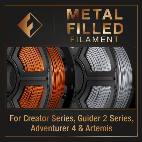 FlashForge Filament Métal Aluminium 1kg (PLA) – EcoFab3D